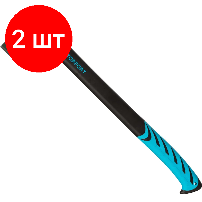 Комплект 2 штук, Топор универсальный TOPFORT Forestry 23.5/596мм, 830g/1250g фиберглас
