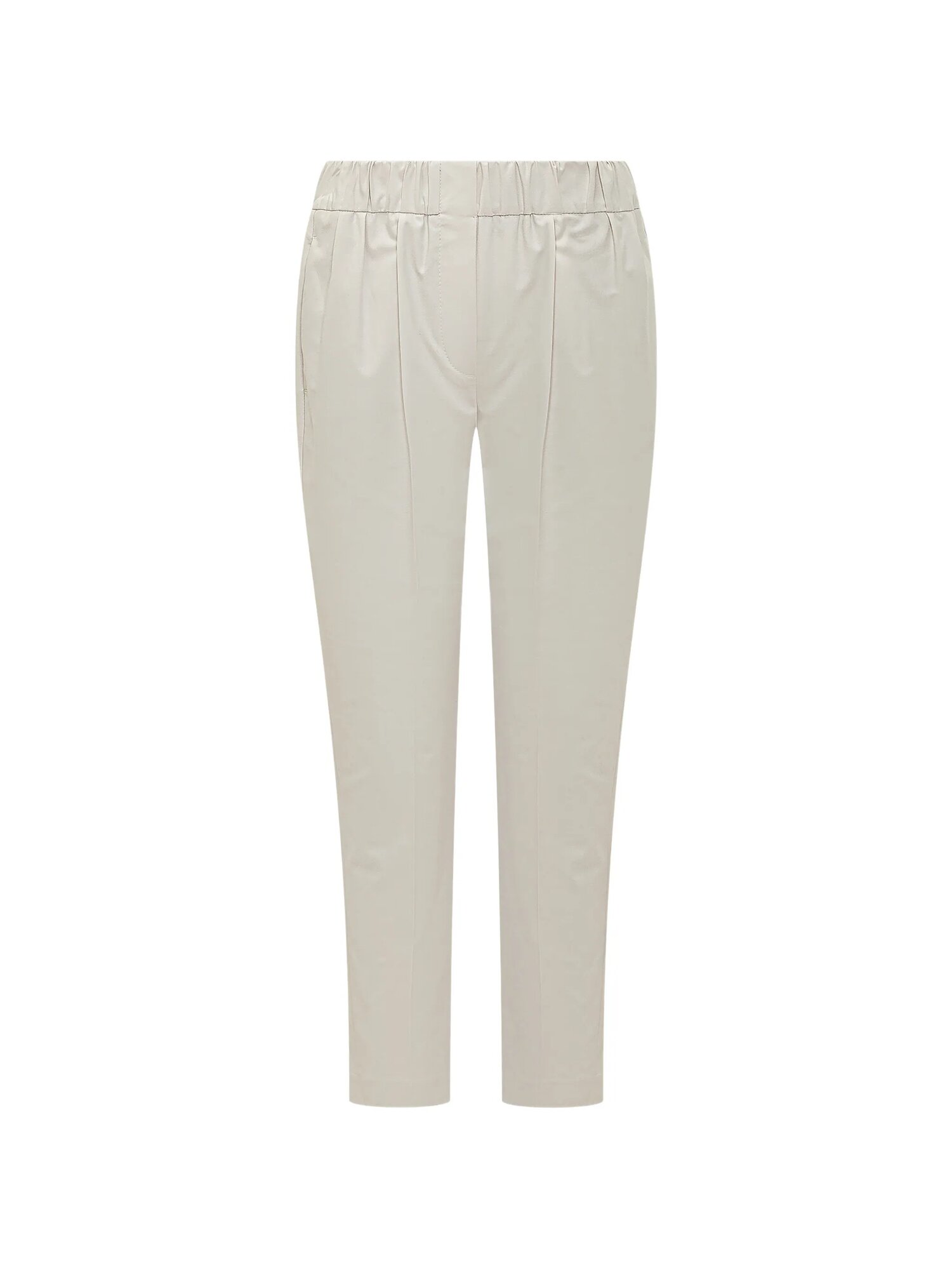 Брюки BRUNELLO CUCINELLI Elasticated trousers, размер 46, разноцветный