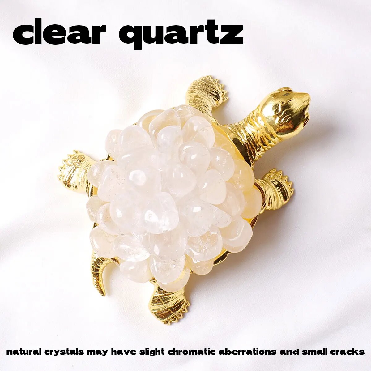 Фигурки животных из натурального кристалла, 1 шт, черепаха, черепаха, Хрустальный вращающийся камень, украшения ручной работы, украшения для сада, дома