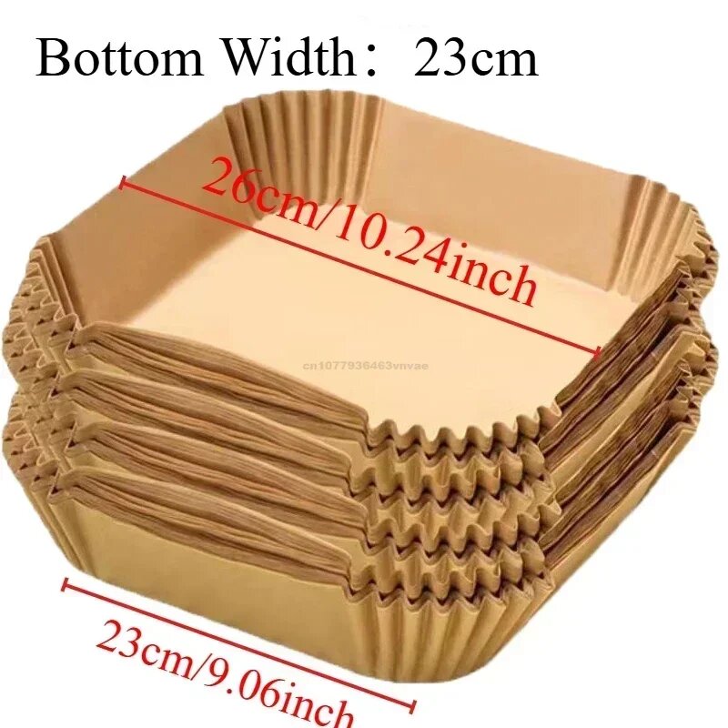 Пергаментные формы для выпечки 23x26 см, 50 шт