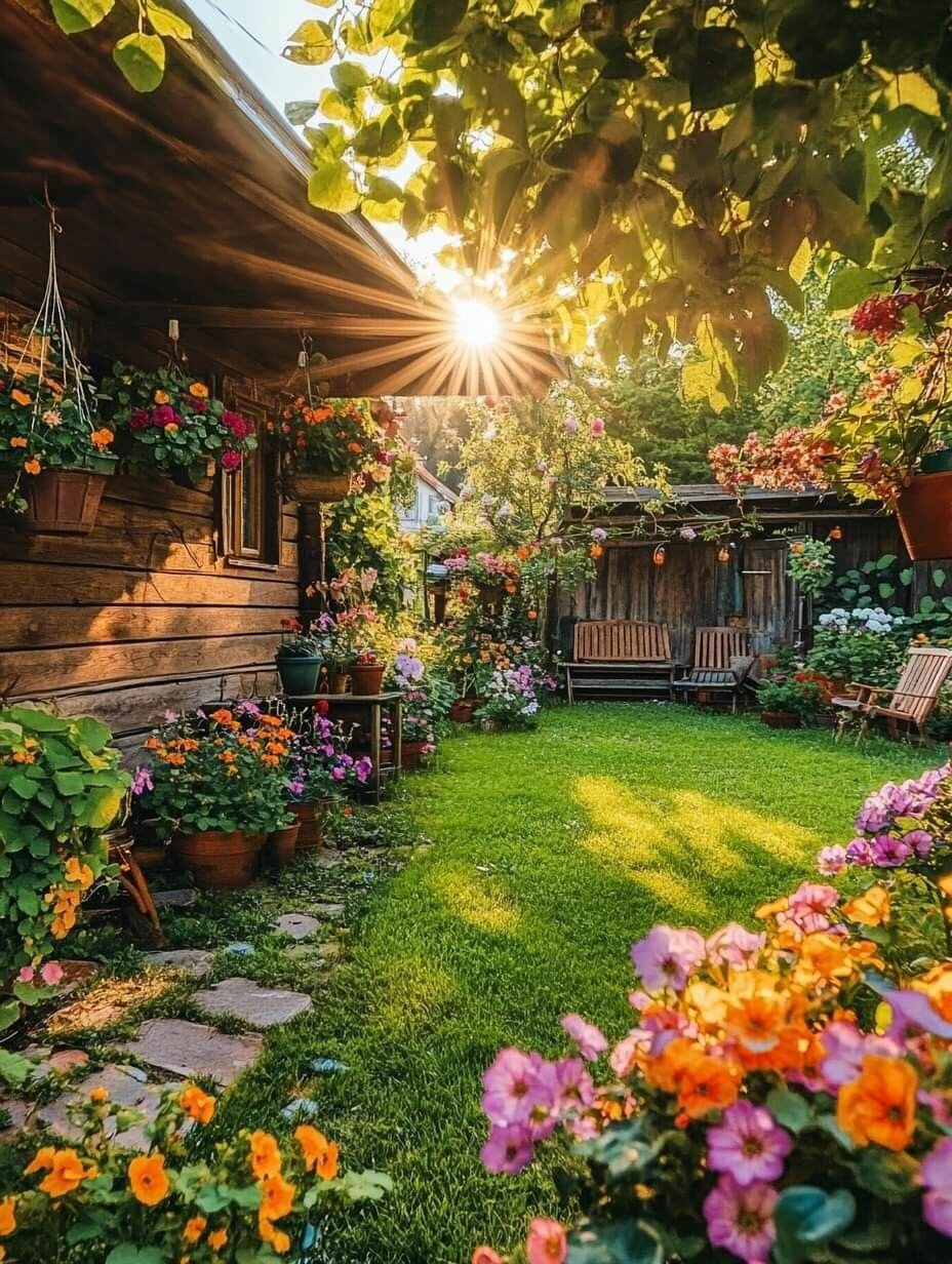 Алмазная живопись"Лето за городом", 5D, круглая, 40x50 см. Производитель: Brose Art.