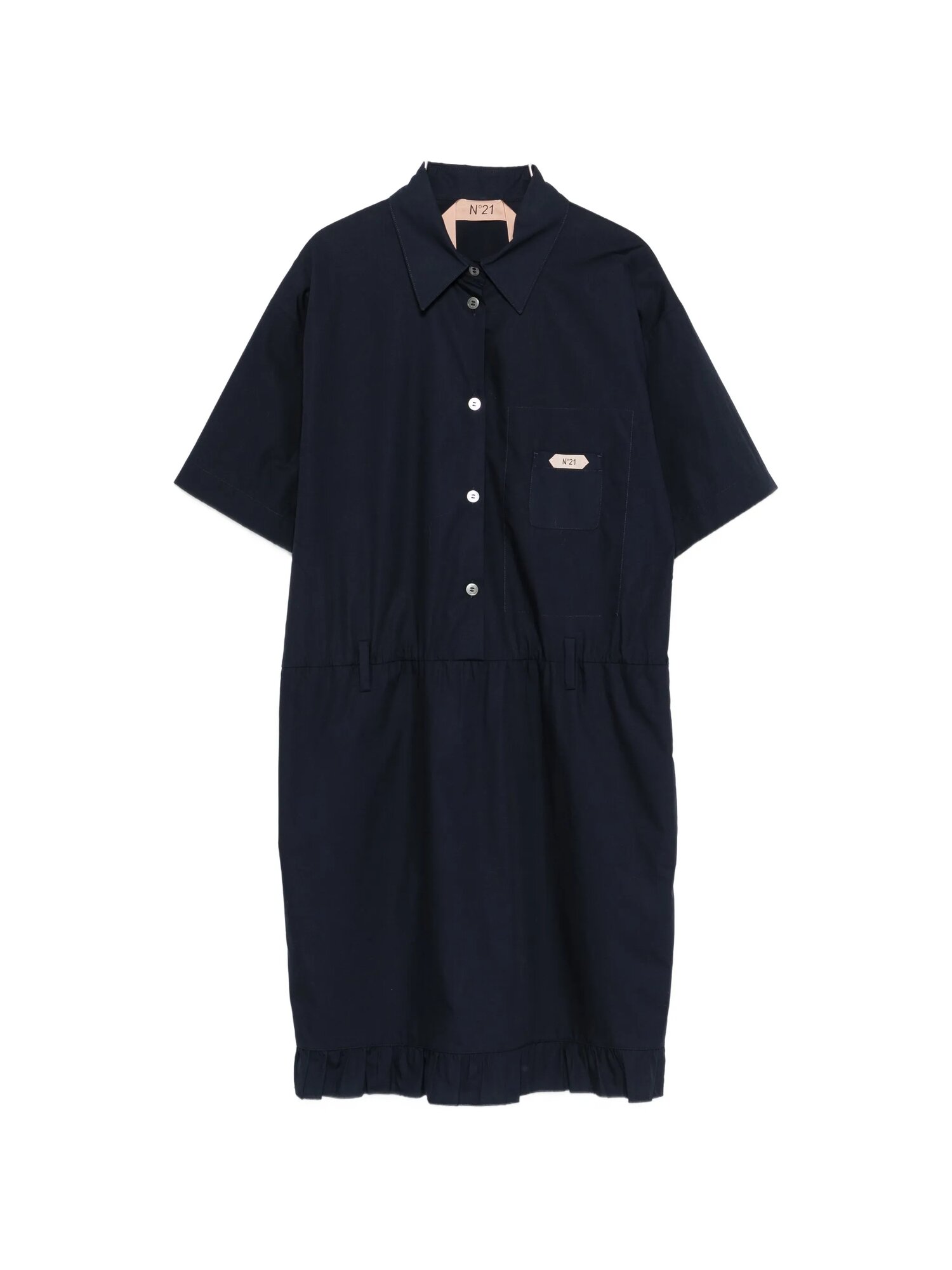 Платье Ruffle-trim short-sleeve dress