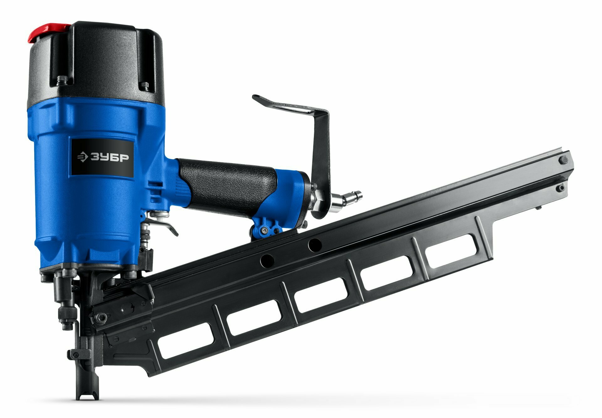ЗУБР SN21-90A, пневматический нейлер для реечных гвоздей ЗУБР SN21 (50-90 мм) профессионал (31923)
