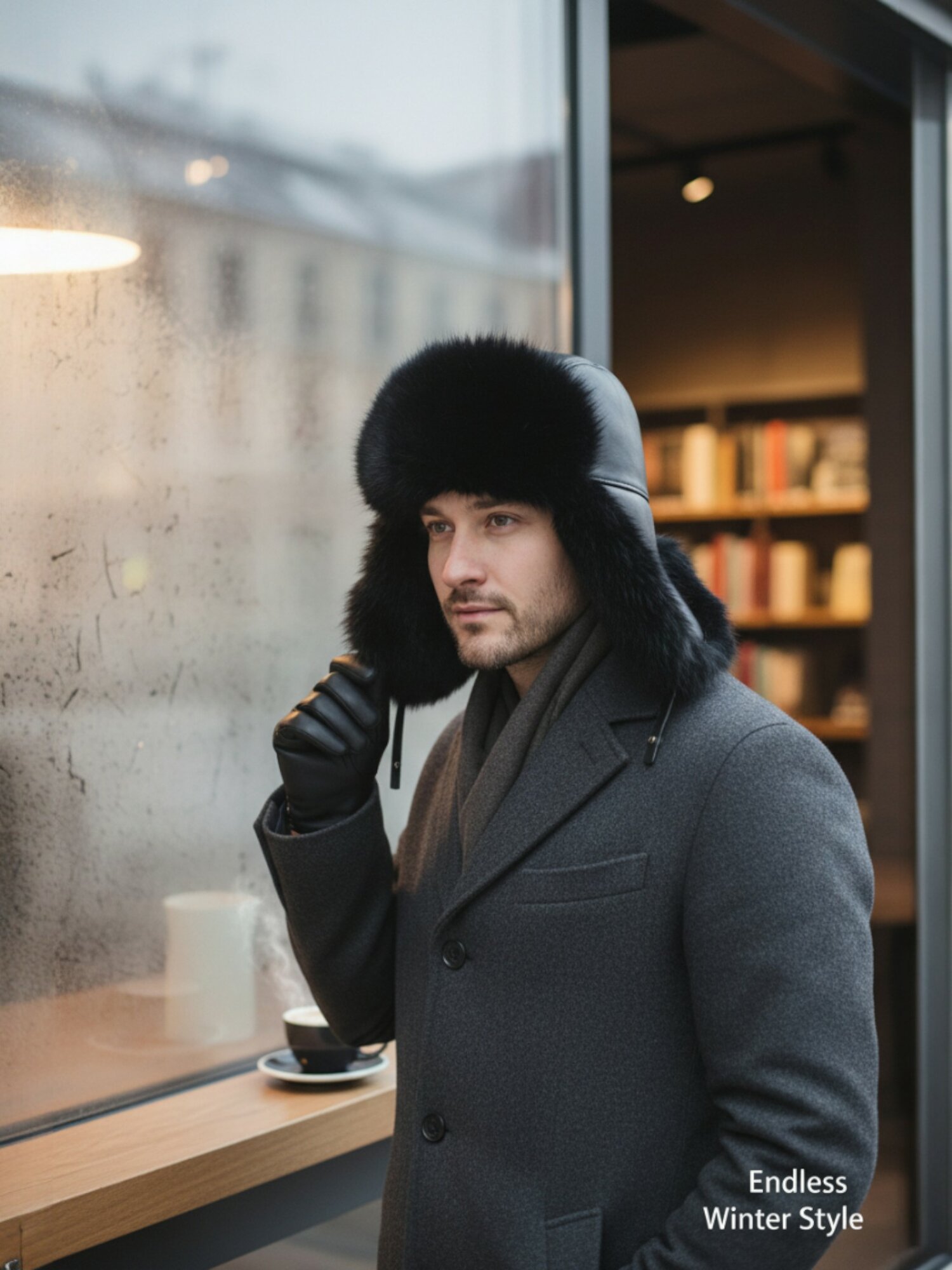 Шапка-ушанка Осень-зима 2025 для мужчин