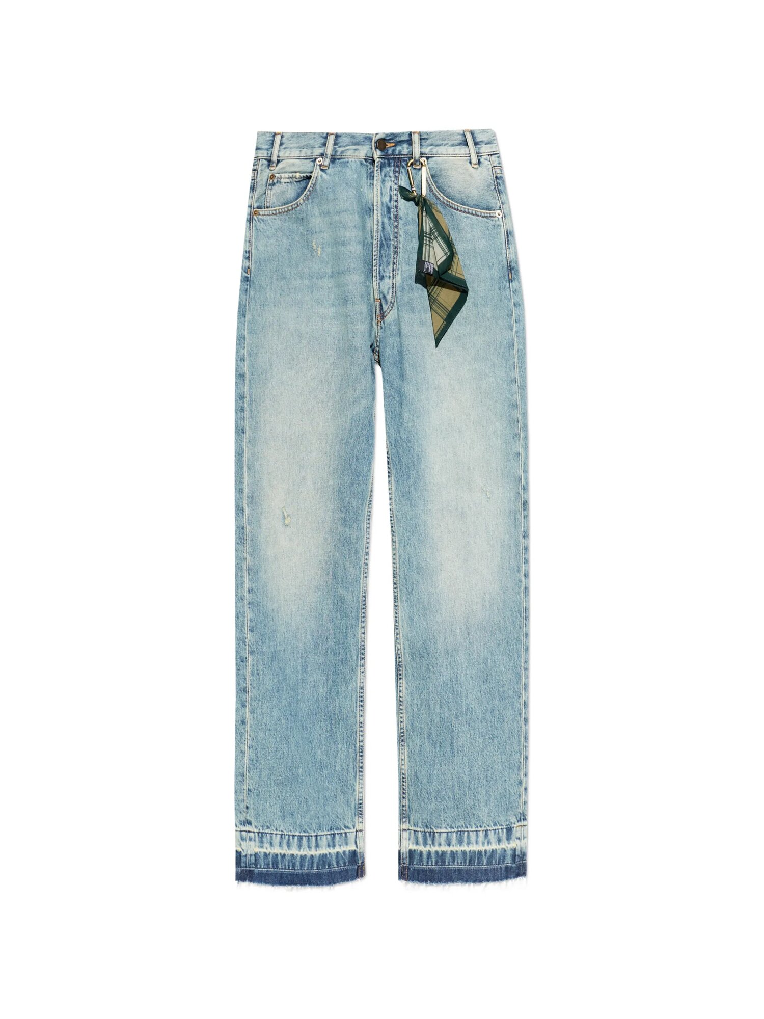 Джинсы Frayed button jeans 