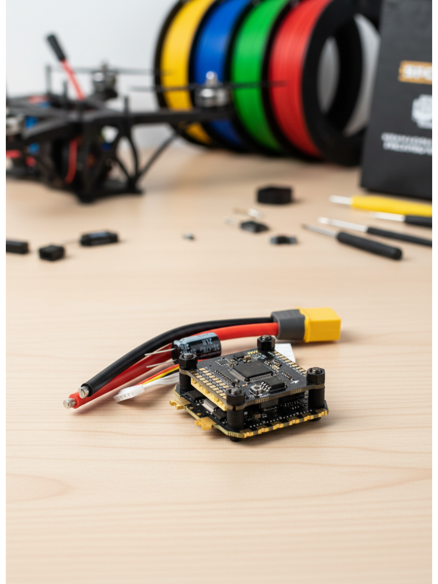 Полетный контроллер стек Spedix FC405 + ESC 55A для квадрокоптеров
