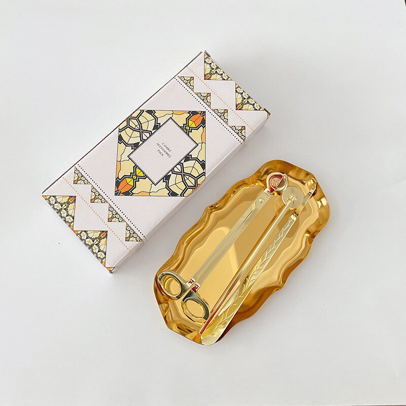 Набор инструментов для ароматерапии: ножницы для свечей, крючок для фитиля, гаситель для свечей, колокольчик для свечей, аксессуары для свечей, цветная коробка