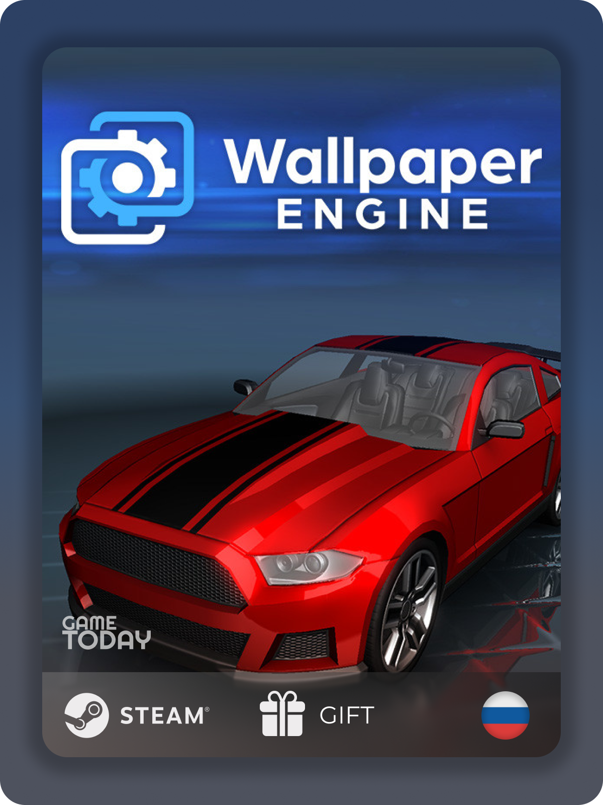 Wallpaper Engine | Игра в Steam | PC | Отправка подарком | Регион активации Россия