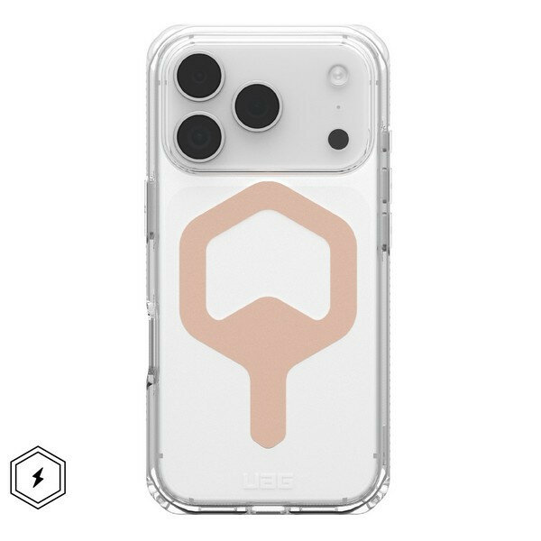 Чехол UAG Plyo Magfit для iPhone 17 Pro 6.3" (114529114348) Ice/Rose Gold