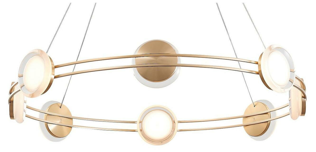 Люстра Favourite Yo-yo 4334-8P цвет золотой Светодиодные Модерн