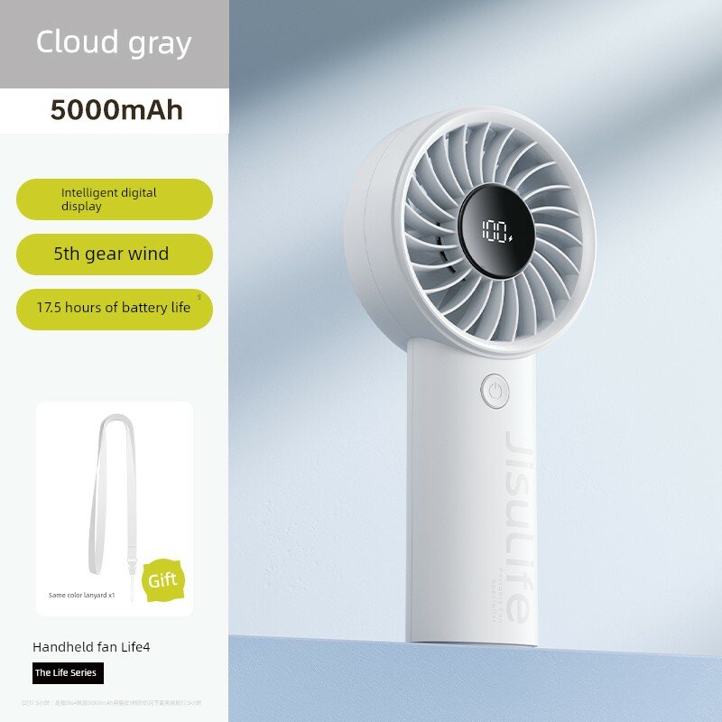 Jisu маленький вентилятор портативный маленький мини-перезаряжаемый вентилятор студенческое общежитие ручной USB