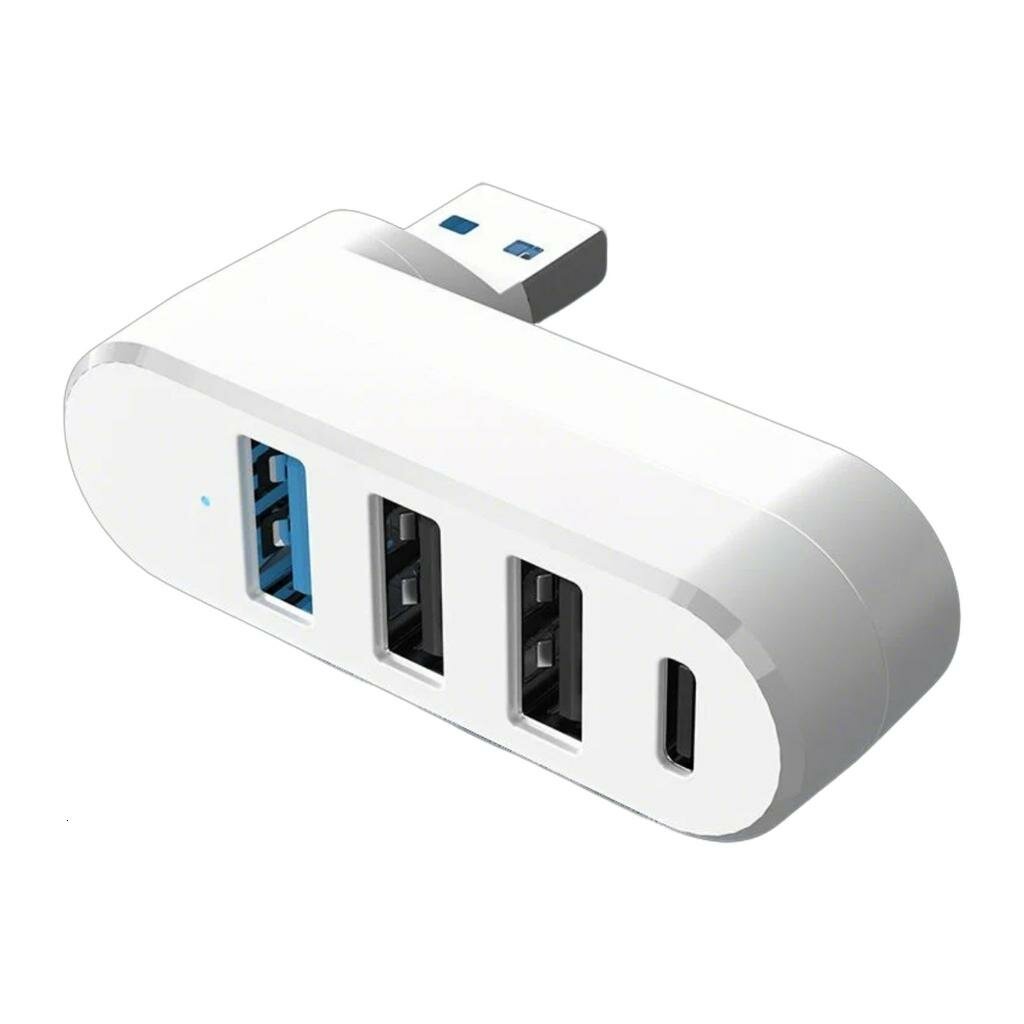 4-портовый USB-хаб с питанием, Белый