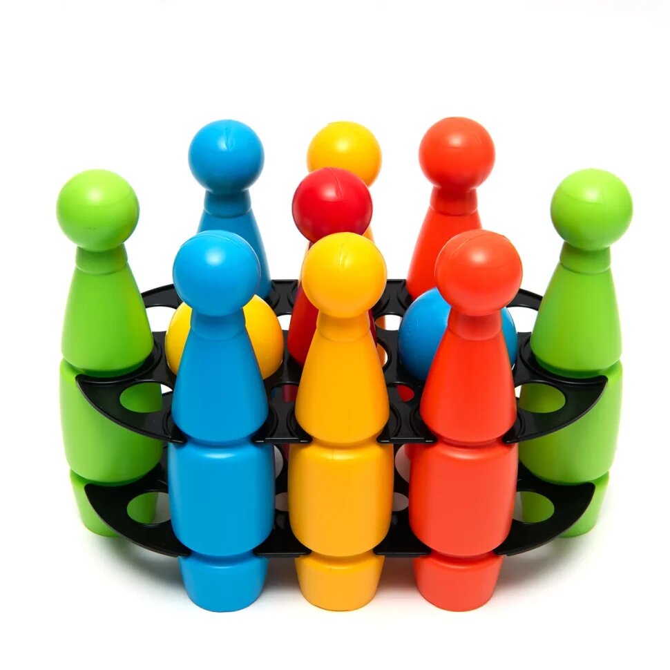 Кегли Zebratoys 9 шт.