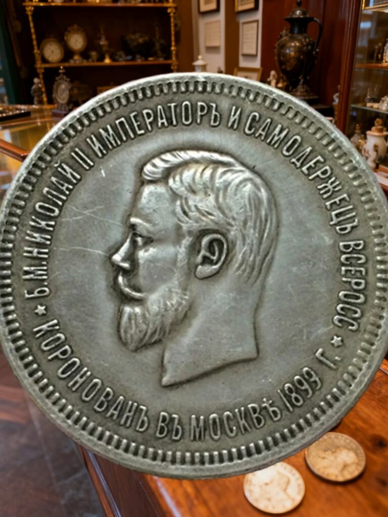 1PC Русский рубль 1899 Античный процесс, 2060 серебряных долларов, подходит для коллекции Память