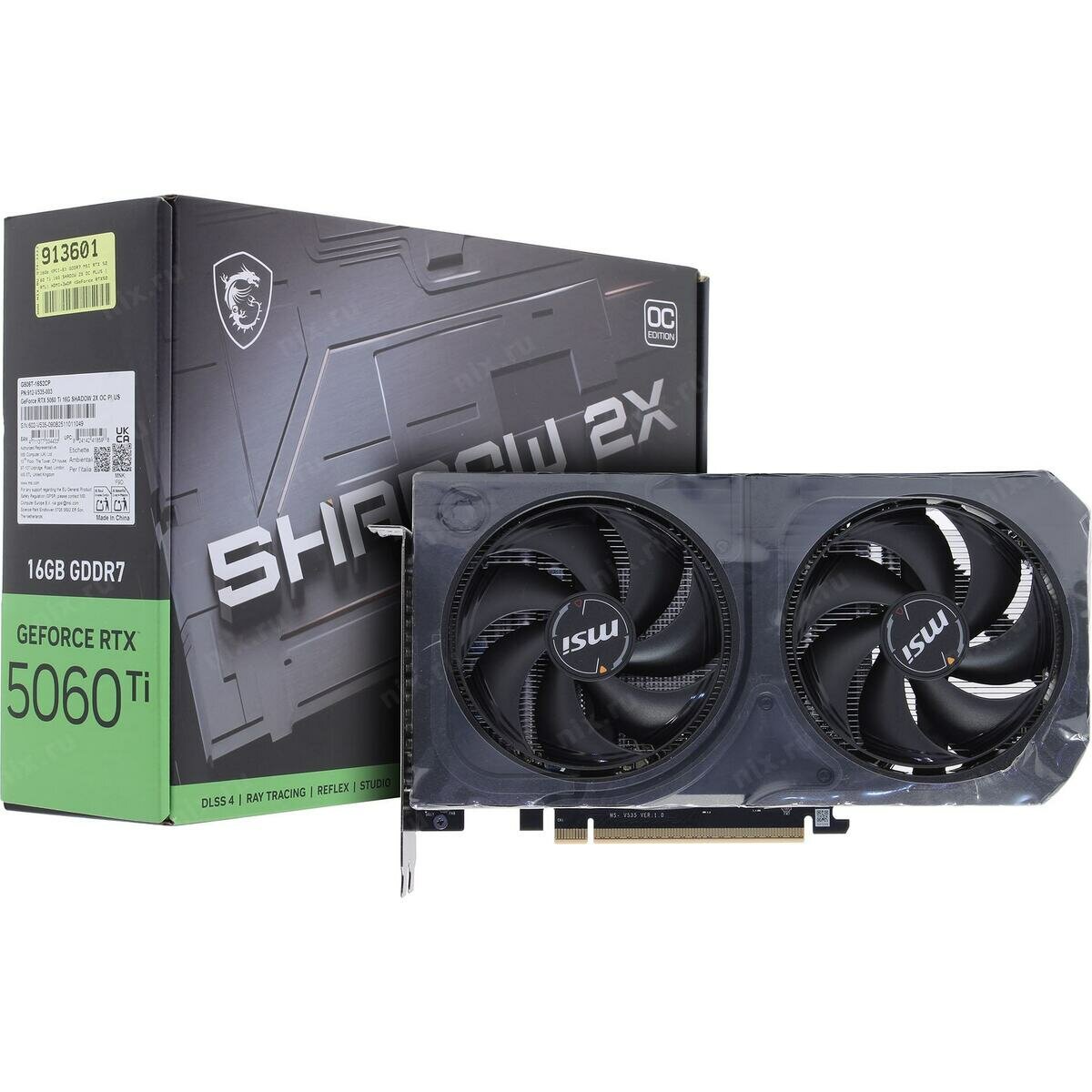 Msi SHADOW RTX 5060 Ti 16G SHADOW 2X OC PLUS