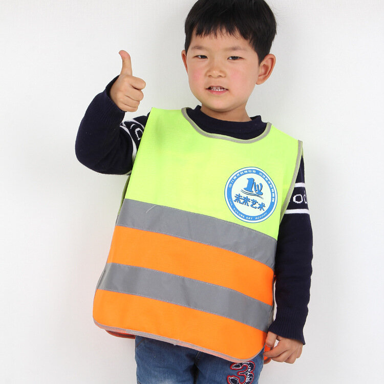 Детский светоотражающий жилет Tianteng, детская светоотражающая одежда, светоотражающая одежда для школьников начальных классов, жилет для безопасности дорожного движения