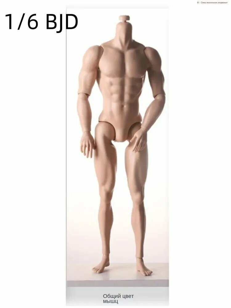 Высококачественное тело куклы /мужское тело куклы с 6 баллами/31 см
