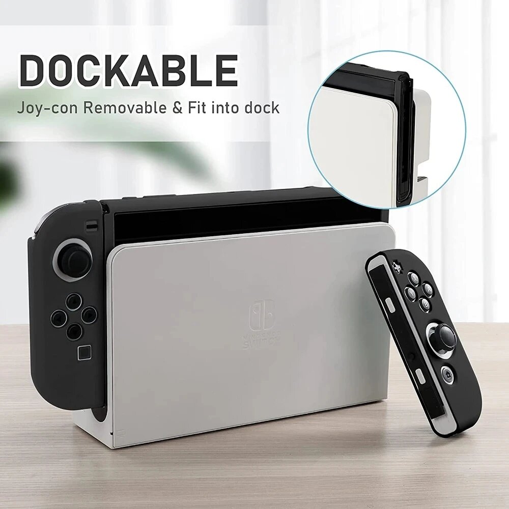 Чехол AyeBeau для Nintendo Switch OLED Белый, White — фото 1