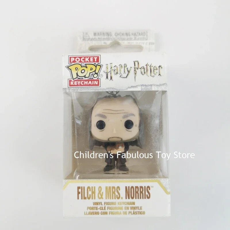 Funko Harry Potter Filch & Mrs. Norris Keychain