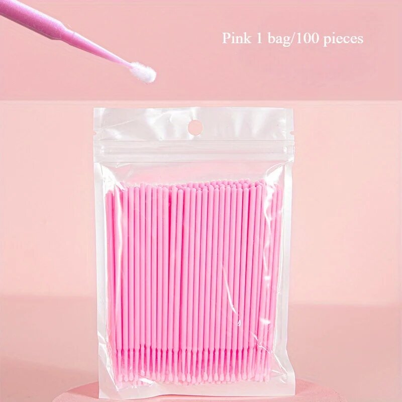 Микротампоны для наращивания ресниц, Pink bag