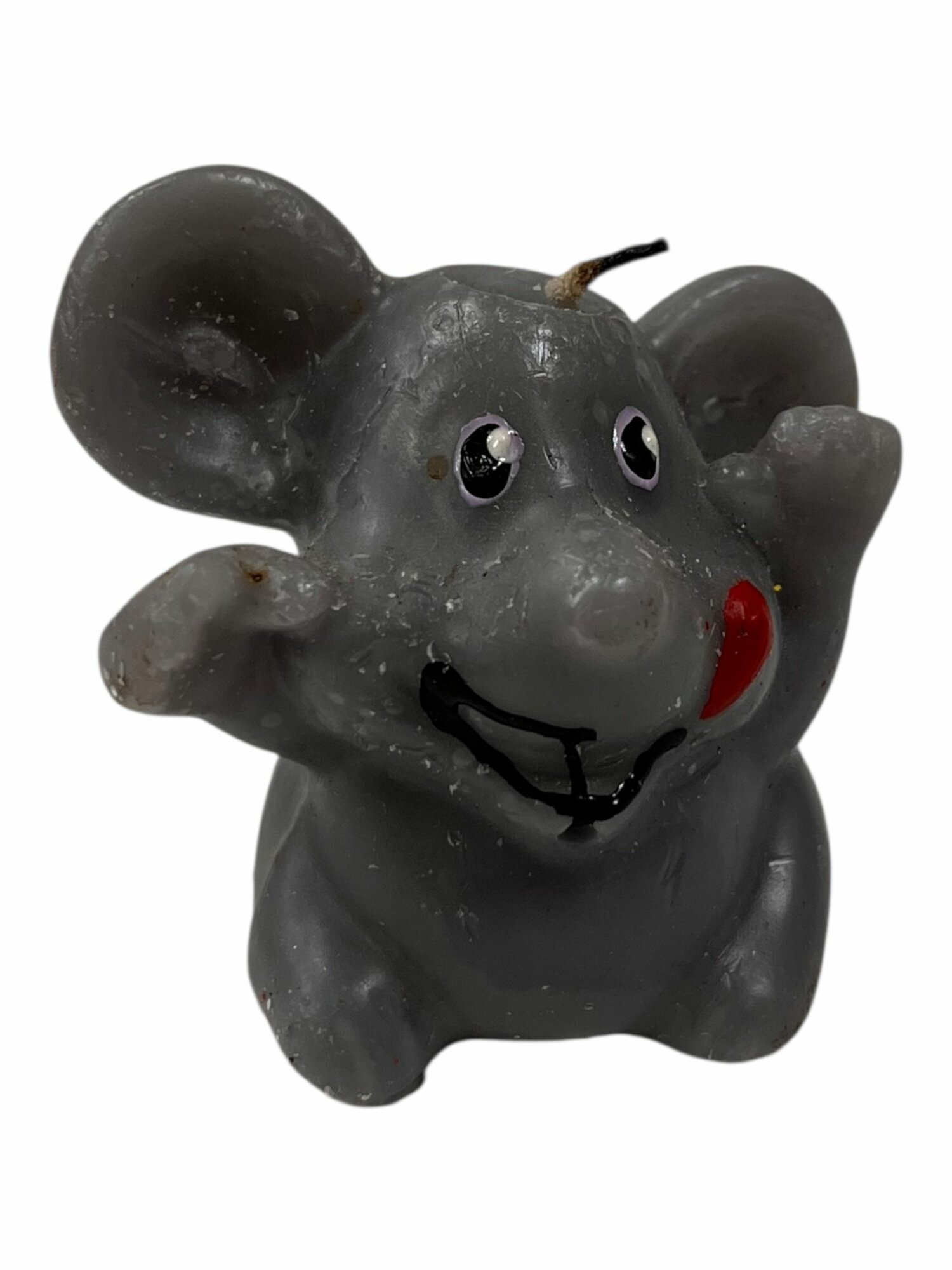 Винтажная статуэтка, свеча декоративная, Мышь
