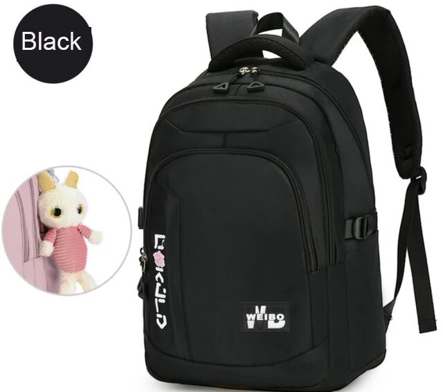 Водонепроницаемые детские школьные сумки для девочек-подростков, ортопедические рюкзаки, детские сумки для книг, рюкзаки для начальной школы, школьный рюкзак Mochilas Черный, черный