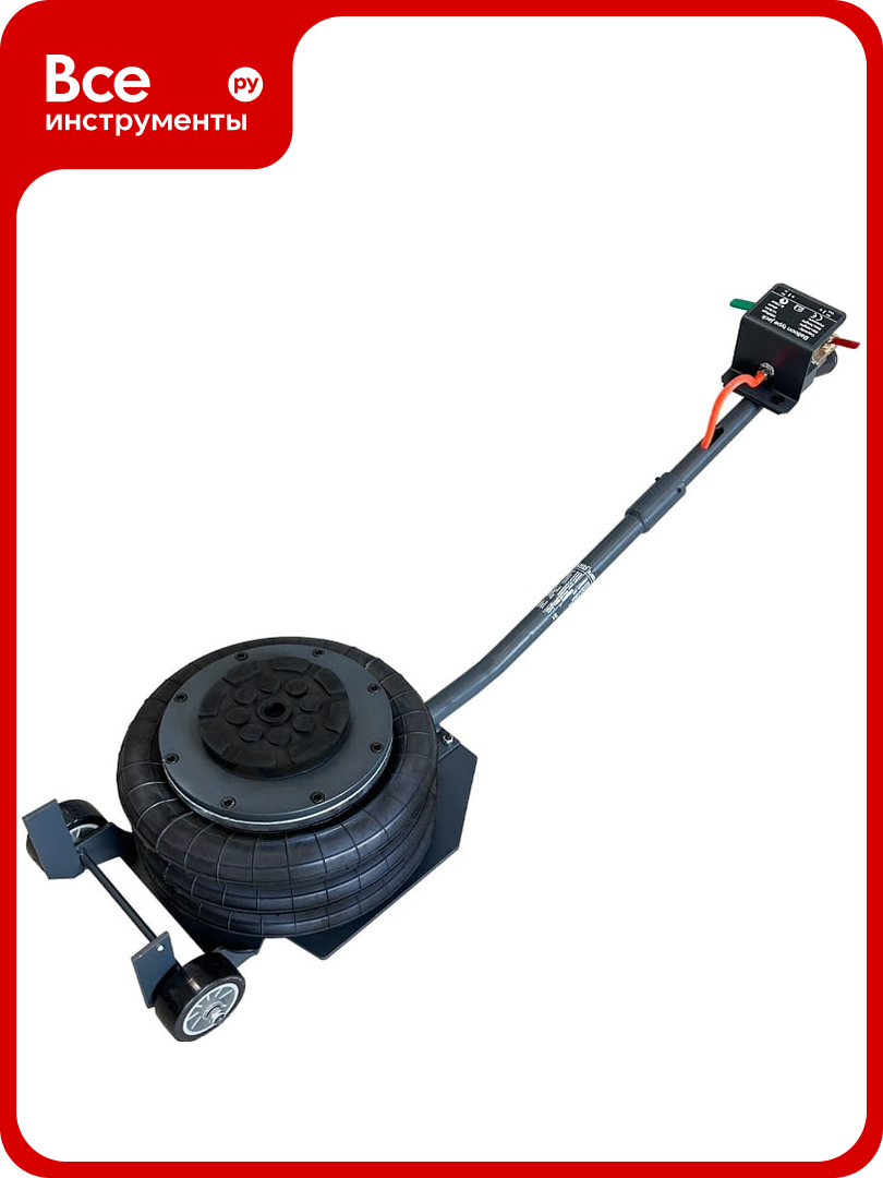 Домкрат подкатной пневматический сорокин 3т (165-440мм) 3.623