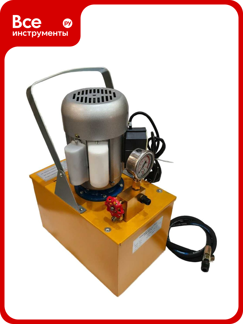 Электрический опрессовочный насос TD-tools 3DSY-60 750 Вт, производительность 6 л/мин, объем бака 16 л, класс защиты