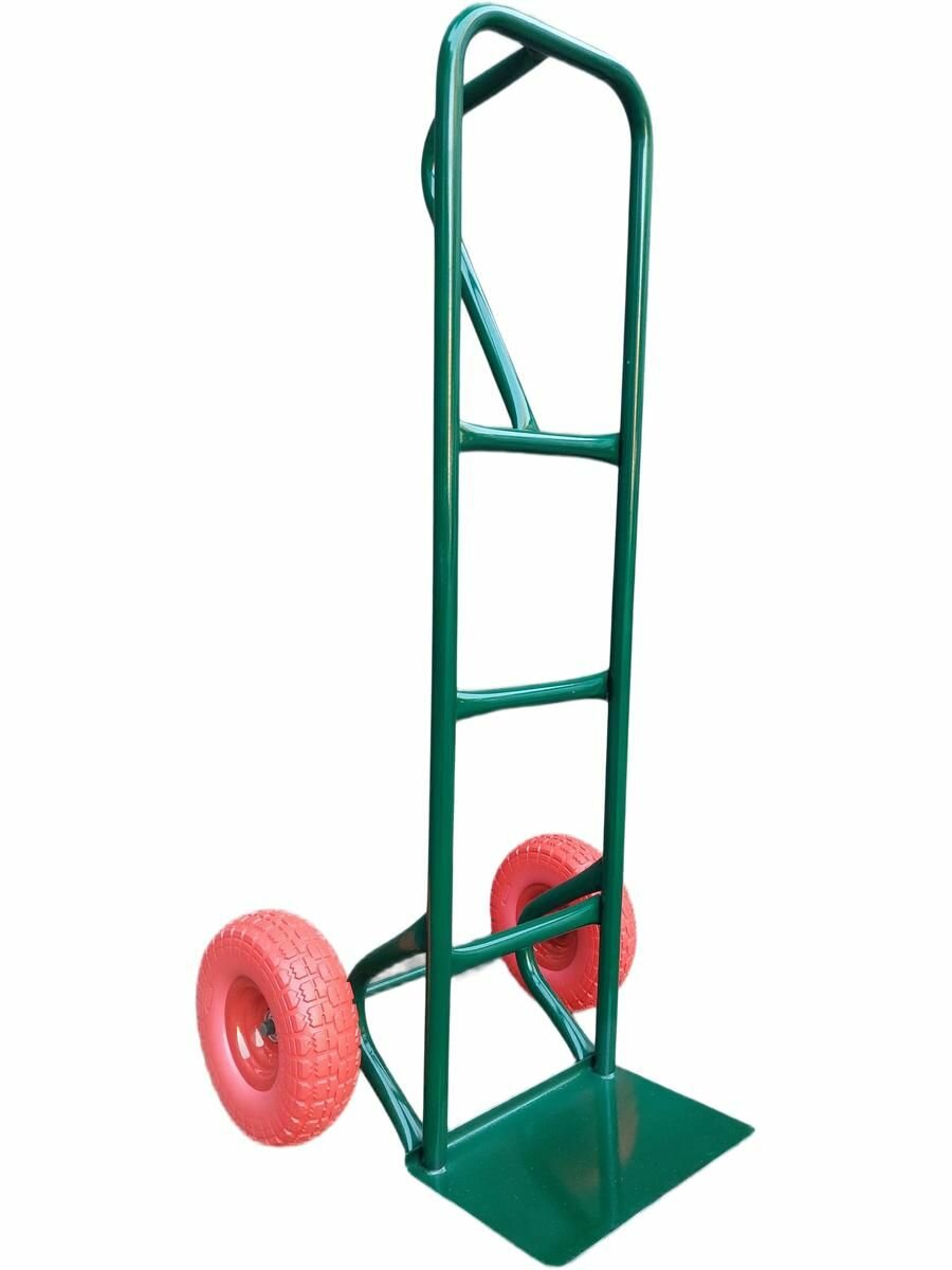 Грузовая тележка двухколесная ТГ-ПУ 150 полиуретановые не пробиваемые колеса, нагрузка 200кг.