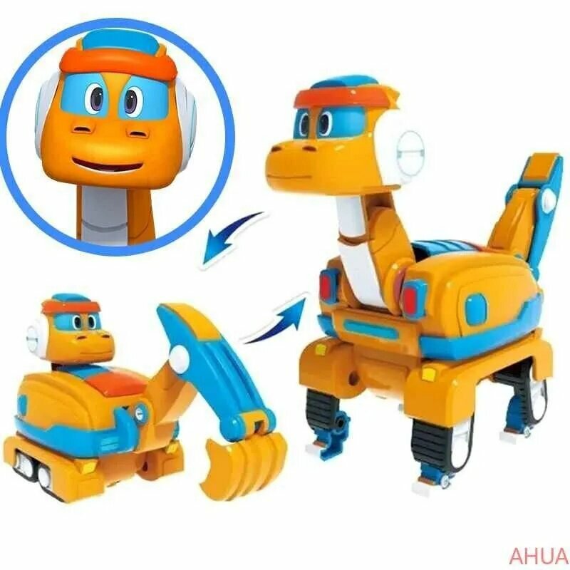 Игрушка-трансформер Команда (Отряд) Дино "Gogo Dino" динозавр Поки (Pokey)