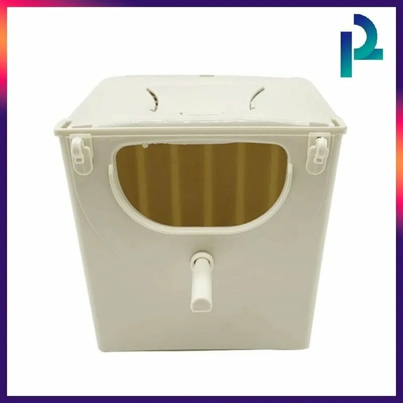 Пластиковое подвесное птичье гнездо для клетки Коробка для разведения попугаев подвешивается двумя способами