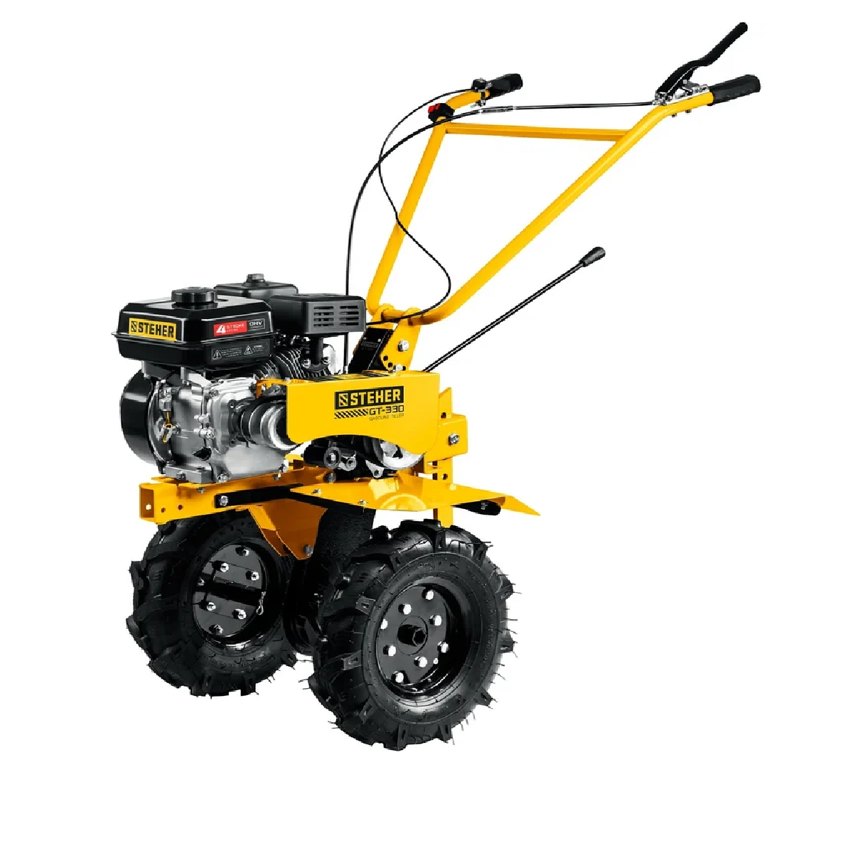 Мотоблок бензиновый Steher 7 л. с. / 5.15 кВт (GT-330), черный/желтый