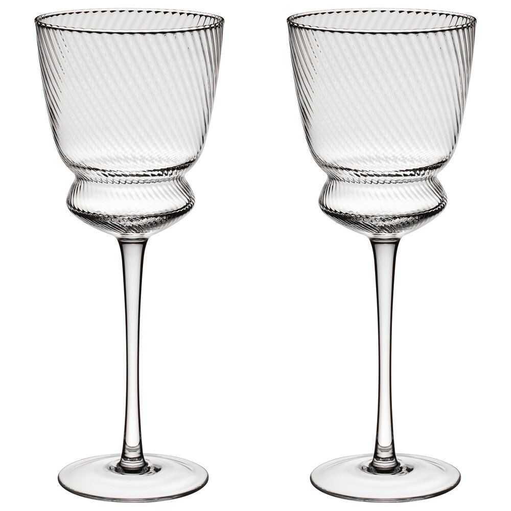 Набор бокалов для вина "Twist & Shine" 2шт 380мл