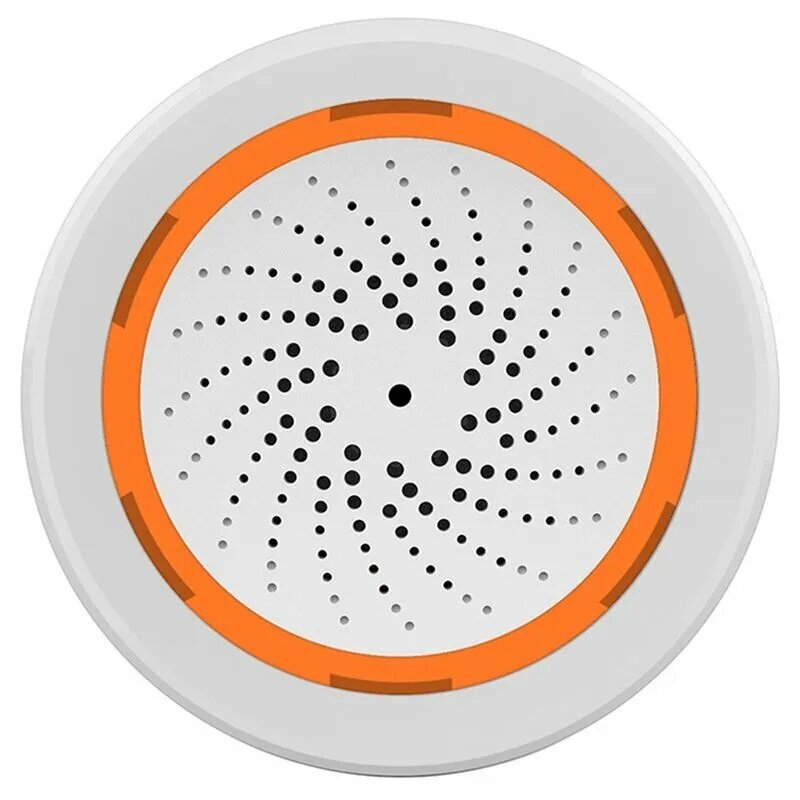 ZigBee NEO 90DB Звуковой и световой датчик Tuya Smart Life Встроенная сирена
