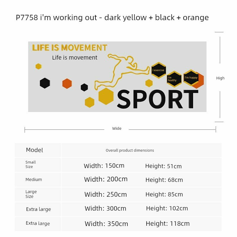 Креативные наклейки для спортзалов: акриловые 3D-стикеры для стен, вдохновляющие декоративные картины для школ и