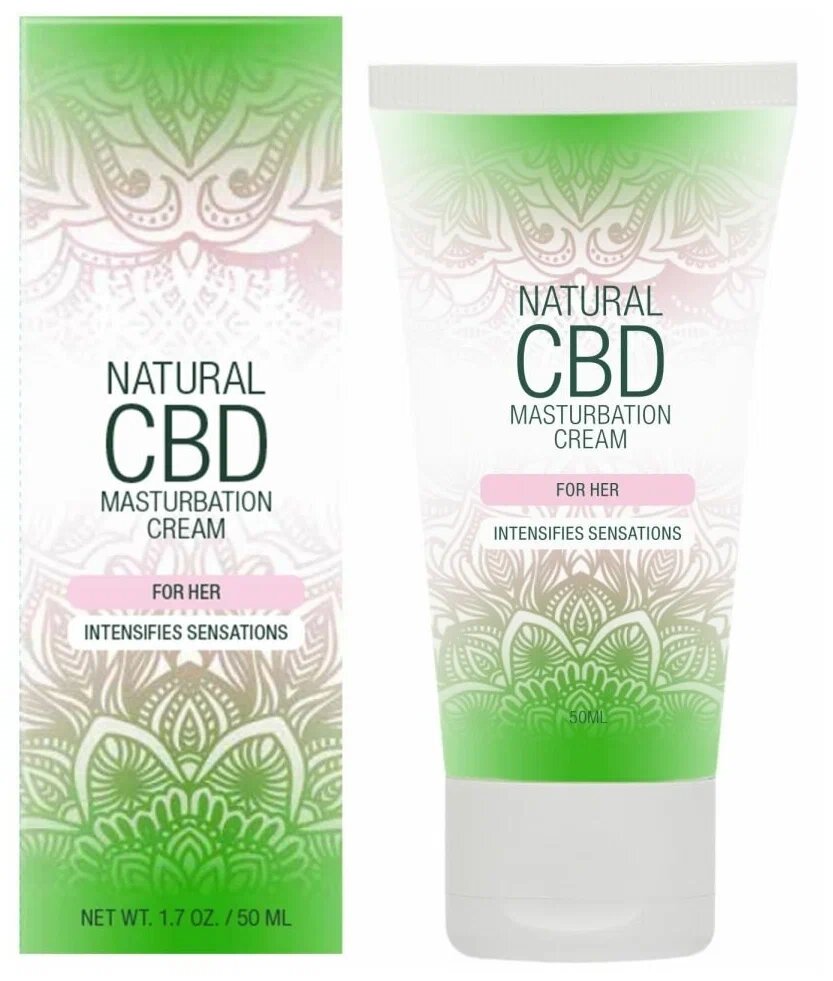 Крем для мастурбации Spring Natural CBD, для нее, увлажнение, для вульвы, 50 мл