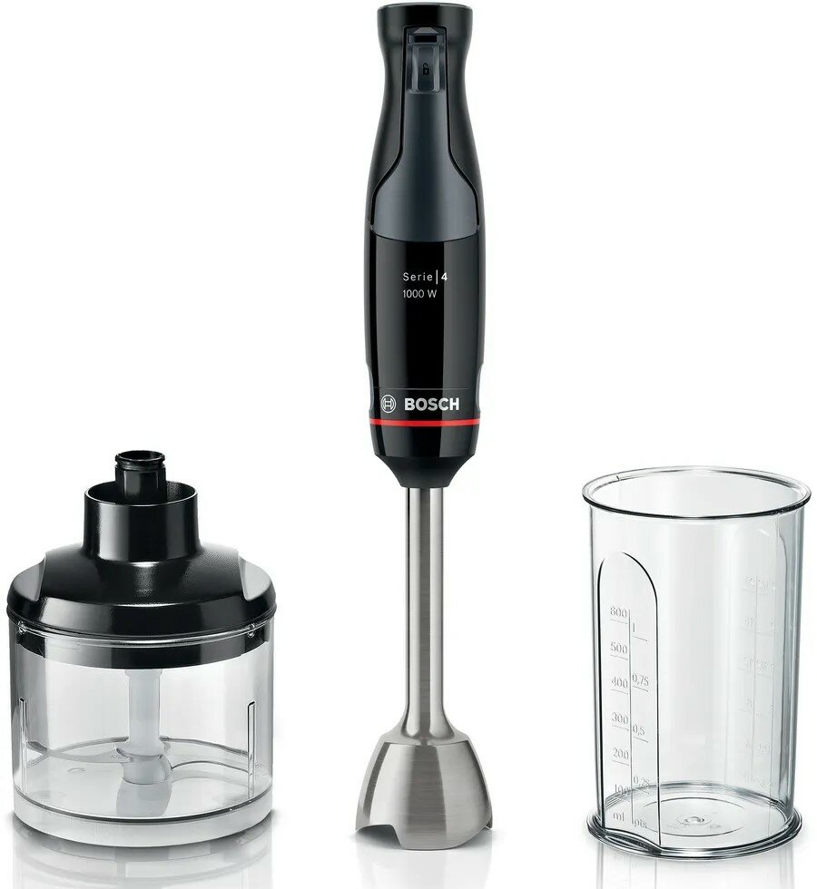 Погружной блендер Bosch ErgoMaster MSM4B620, 1000 Вт, 1 скорость