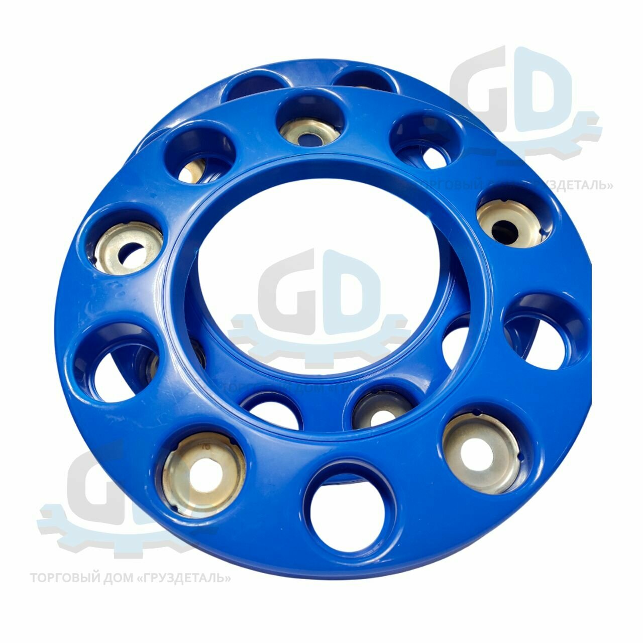 Колпак на колеса универсальный открытый синий для Камаз / 2 шт, арт. 5460-3101061