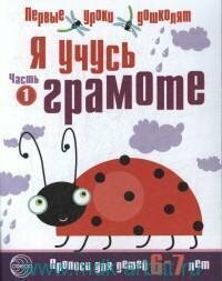 Книга "Я учусь грамоте : прописи для детей 6-7 лет. В 2 ч. Ч.1"