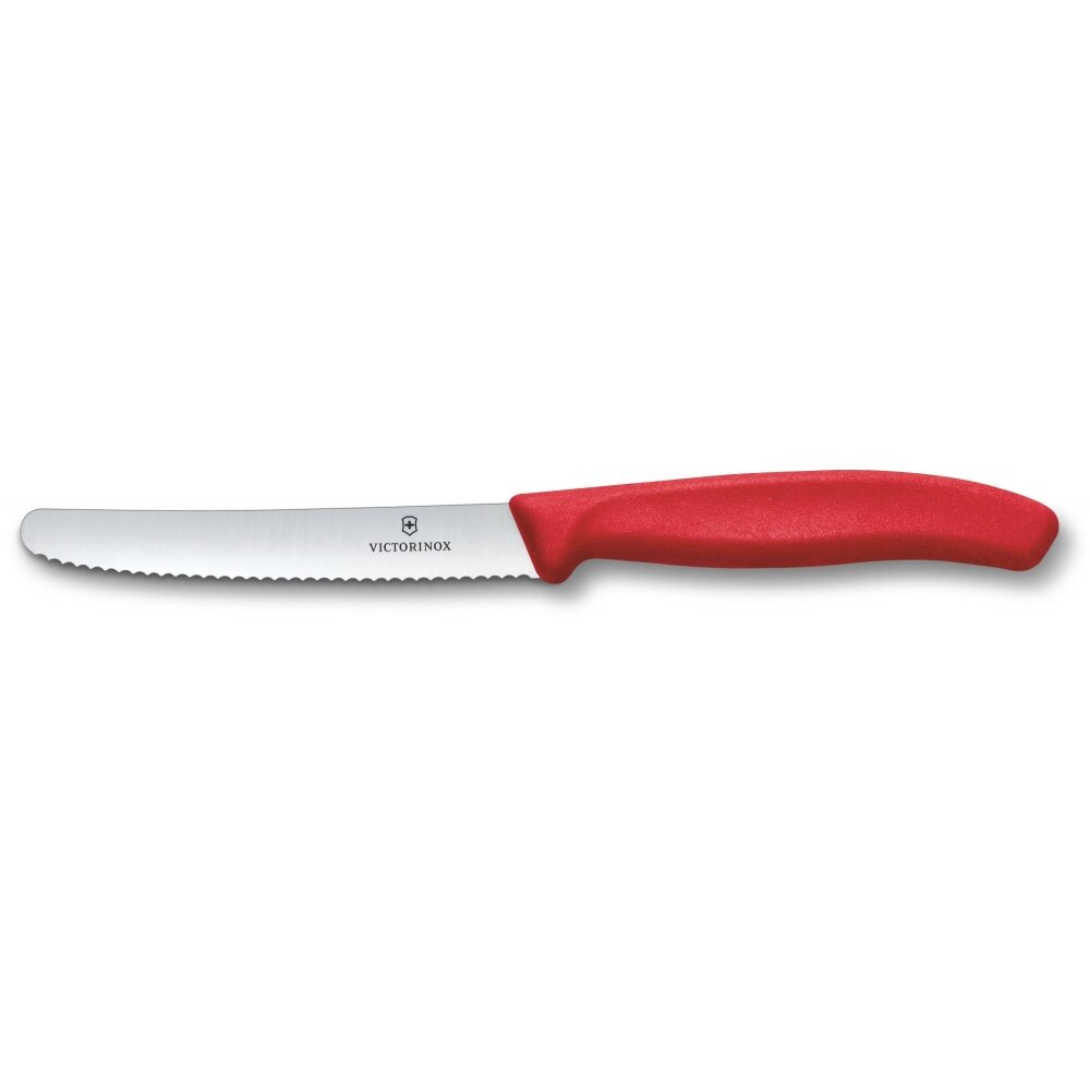 Victorinox Kitchen 6.7831. C1 Нож кухонный victorinox swiss classic, 11мм, серрейторная заточка, красный
