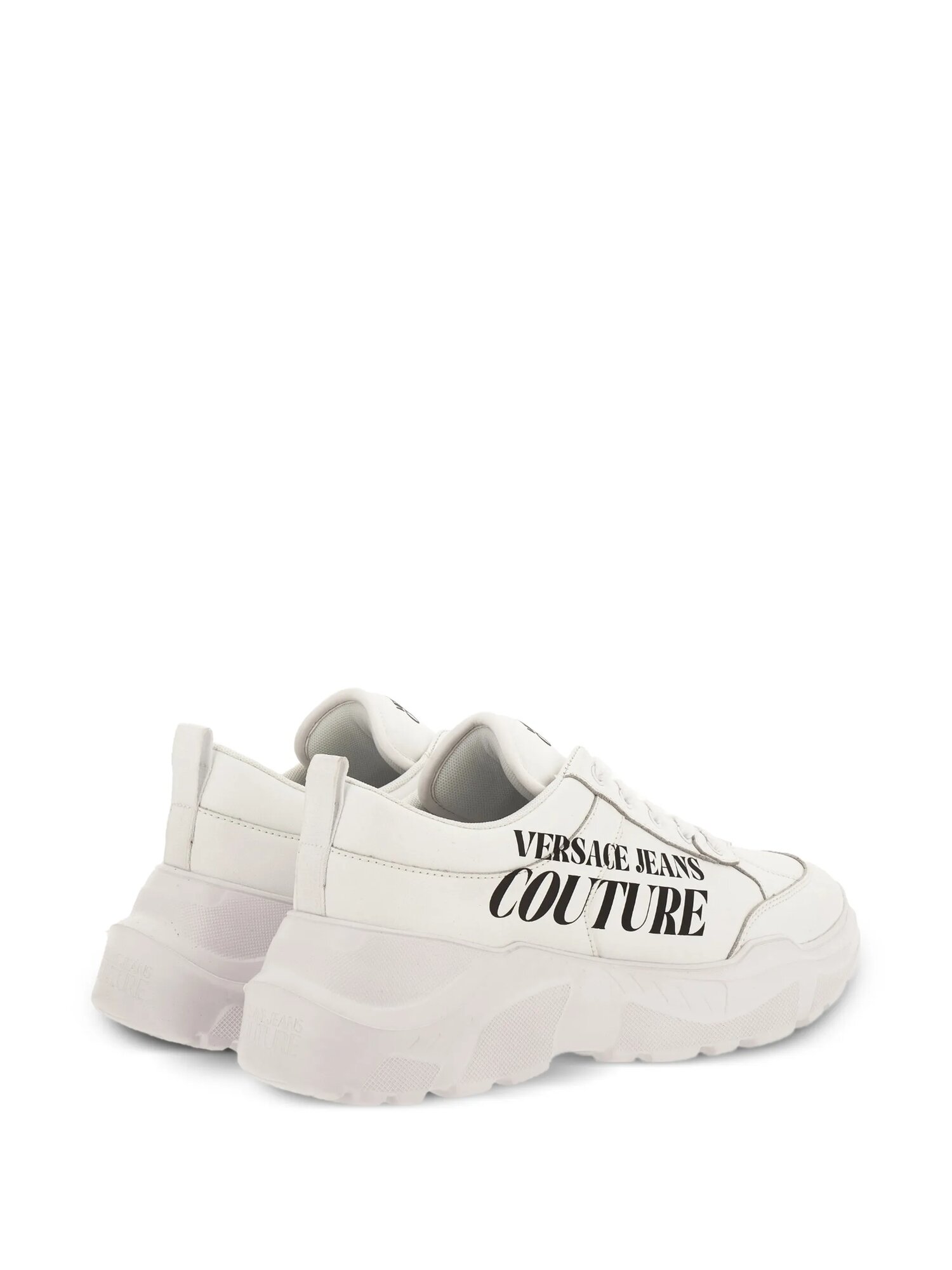 Кроссовки Versace Jeans Couture Speedtrack, размер 45, бежевый/белый — фото 1