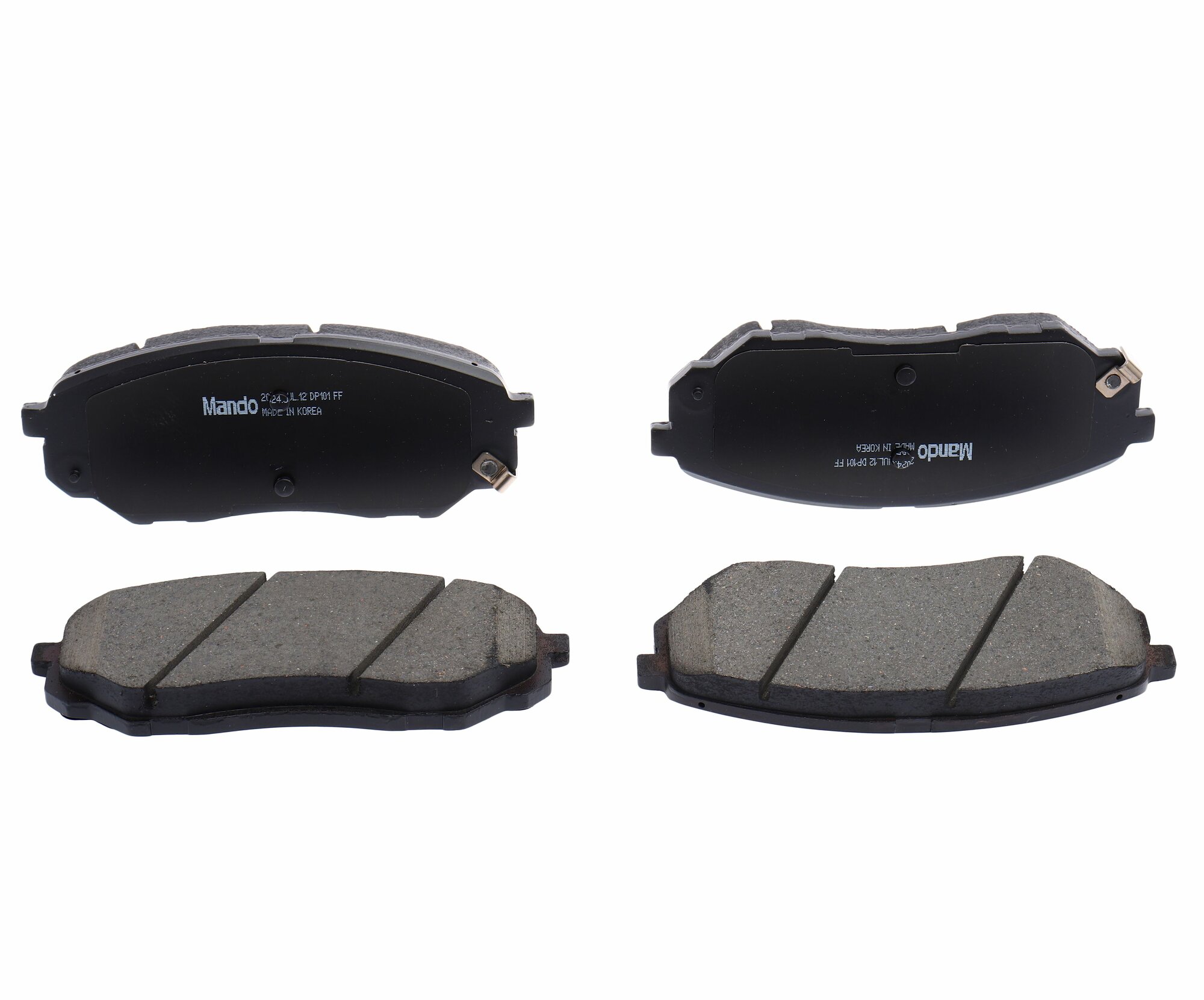 Колодки тормозные KIA Sorento (14-) передние (4шт.) MANDO