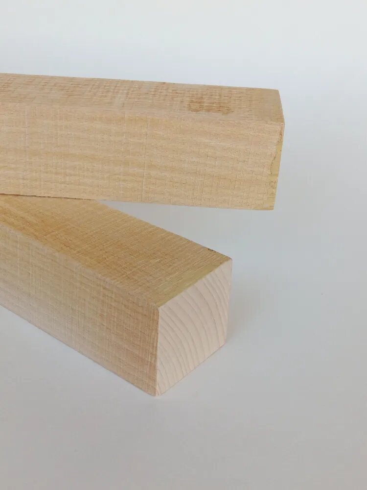 Брусок бук 55*55*395 отборный