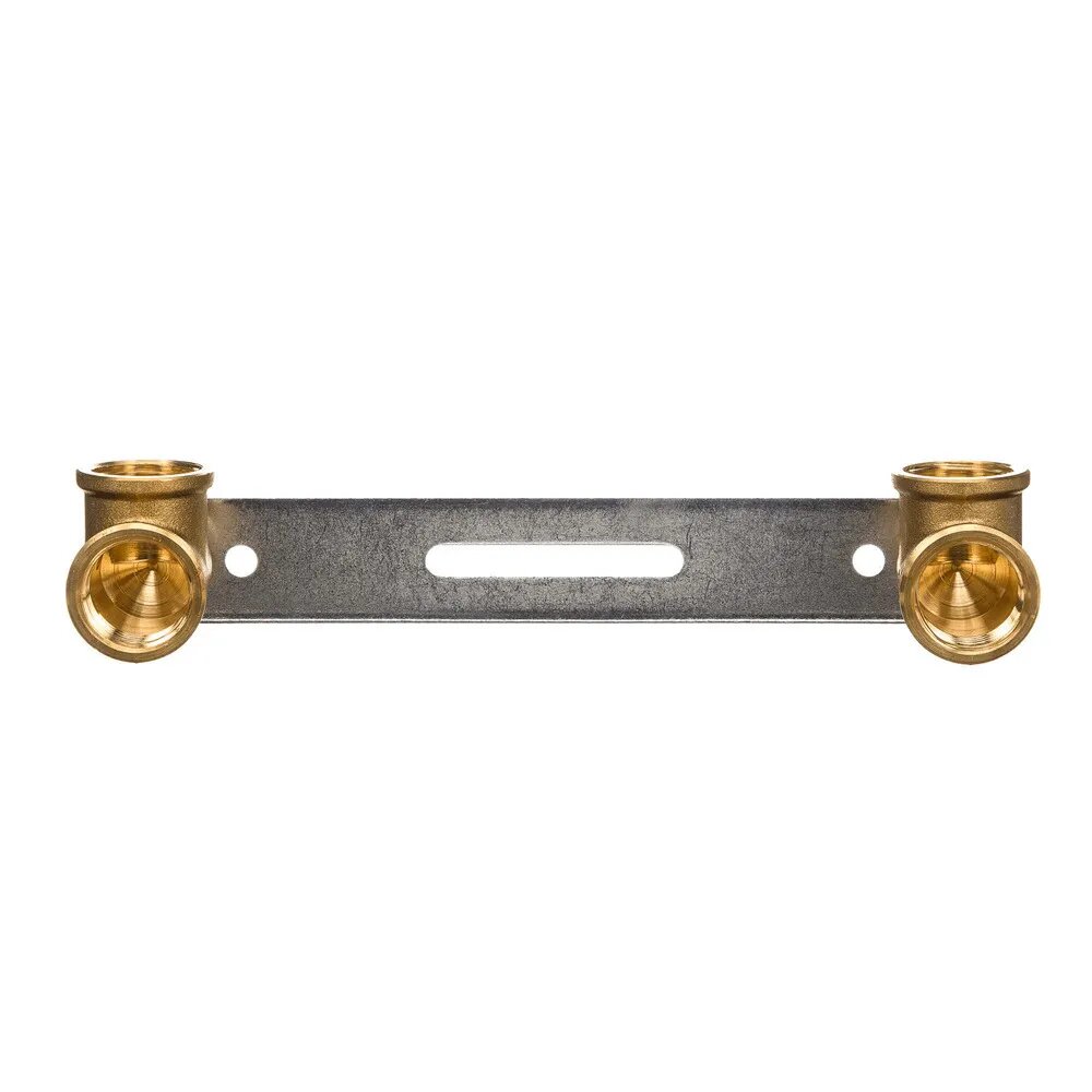 Планка установочная для смесителей с 2-я уголками 1/2 г/г TST