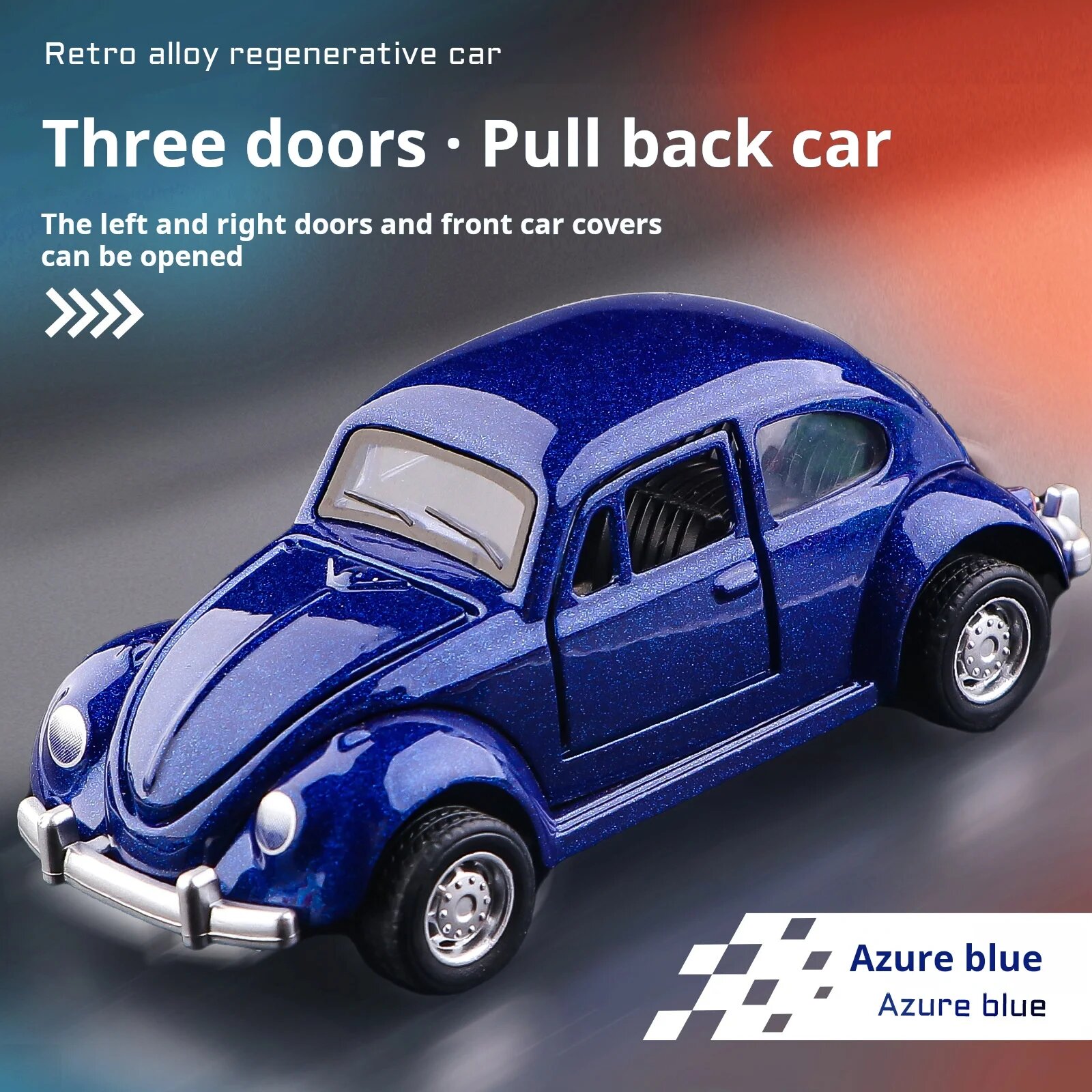 Коллекционная Модель Автомобиля В Классическом Ретро-стиле, Масштаб 1:32, Металлическая Игрушка Для Детей, Подарок Для Мальчиков