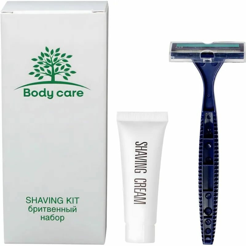 Набор бритвенный Luscan Body care картон, 200 шт./уп.