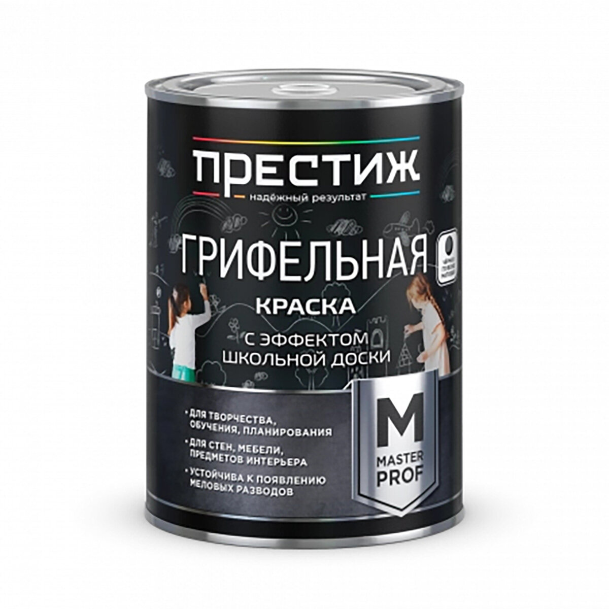 Краска грифельная Престиж М, с эффектом школьной доски, 0,9 кг, зеленая