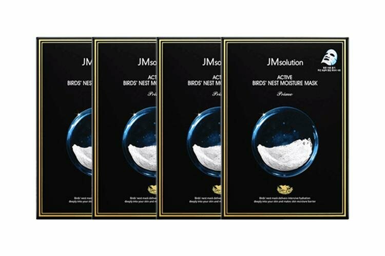 Успокаивающая увлажняющая маска женская JMsolution экстренного ухода с желтком, 10pcs/box*4 шт.