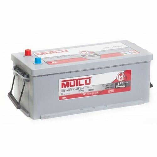 Аккумулятор MUTLU SFB M1 1D5.190.125. B 190.0 Ah 1250 А конус MF ОП (513х223х195х223) D5 513x223x223
