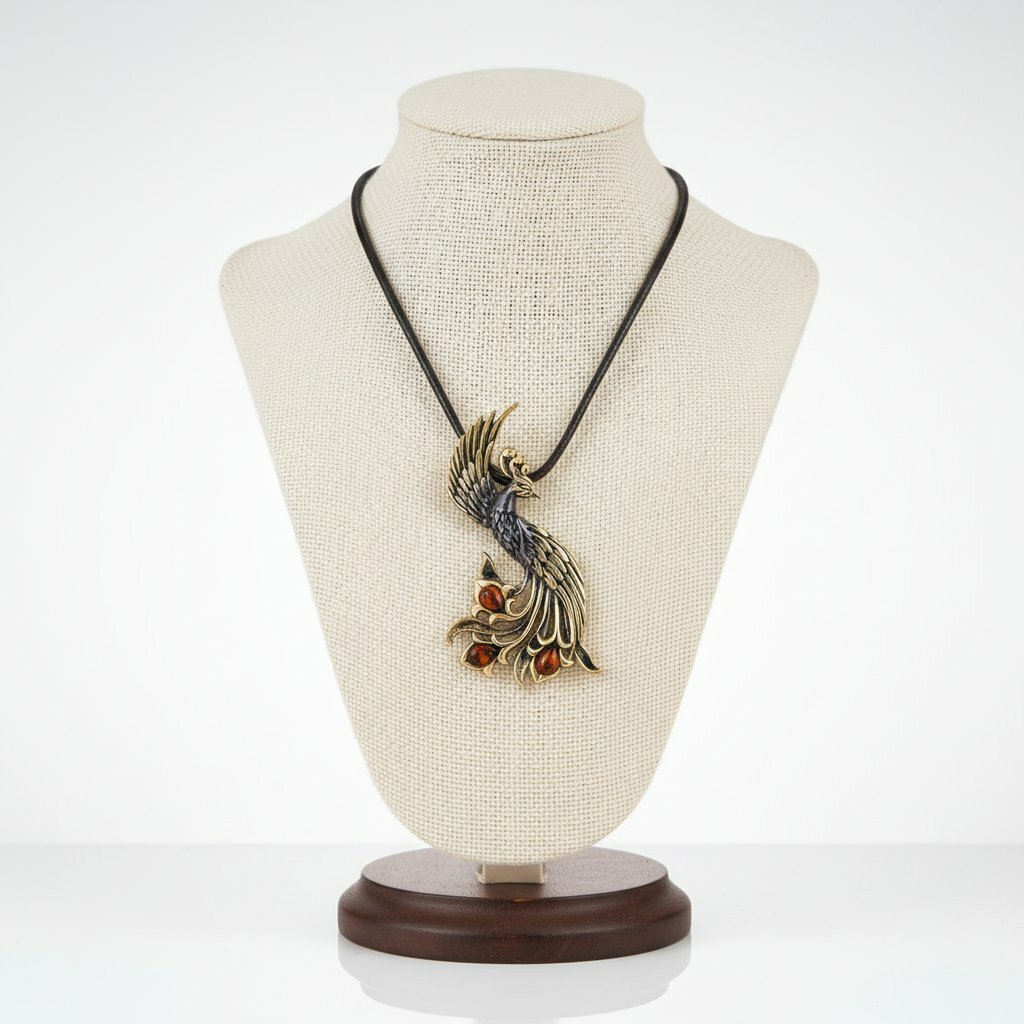 Подвеска, янтарь